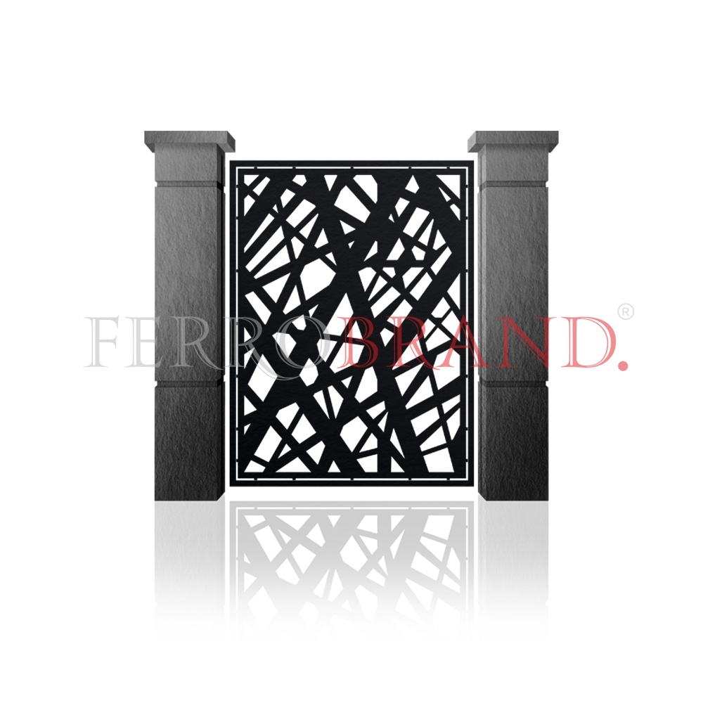 Panou gard mare din tabla debitata model Zen 1500x2000mm - FERROBRAND